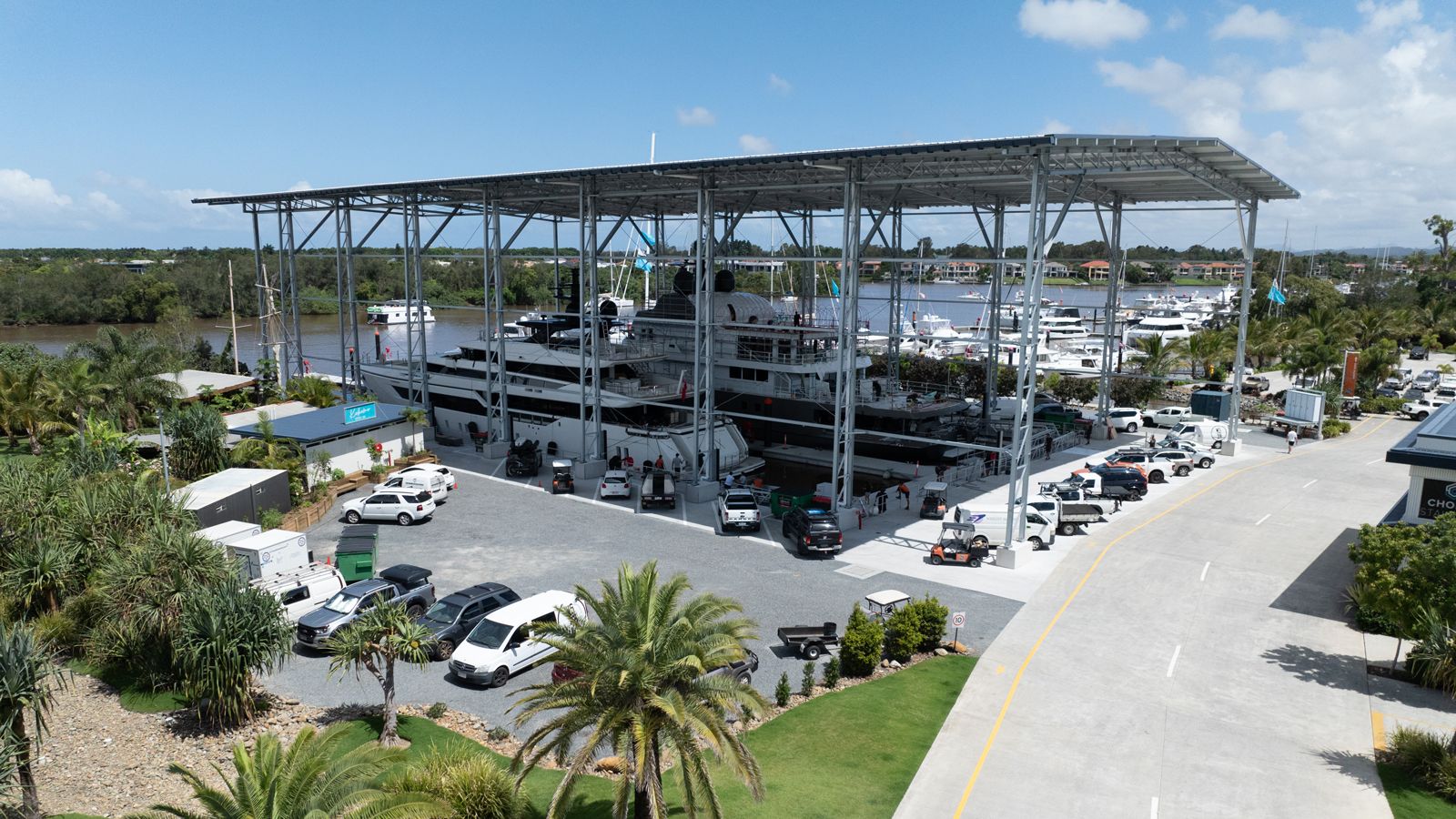 The Boat Works opens Watersheds refit facility for 100m yachts